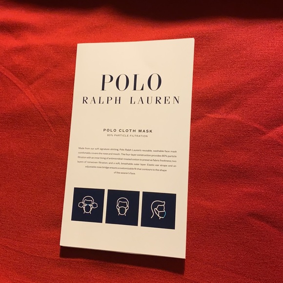 Polo Ralph Lauren | Accessories | Nwt Polo Face Mask | Poshmark